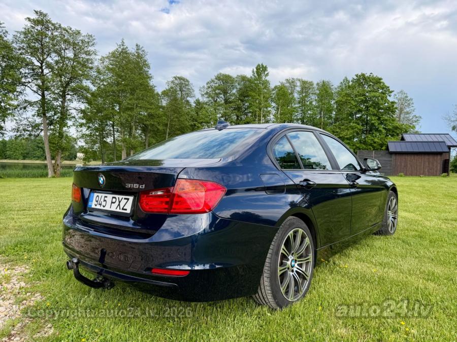 Blue BMW 3 Series 2014 in Tartu, with an engine capacity of 2.00 L and mileage of 208 thousand km for 10990 €, photo 7 on AUTOMOTO.COM.LV