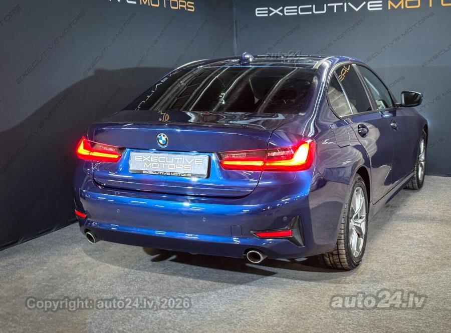 Blue BMW 3 Series 2019 in Tallinn, with an engine capacity of 2.00 L and mileage of 162 thousand km for 22990 €, photo 10 on AUTOMOTO.COM.LV