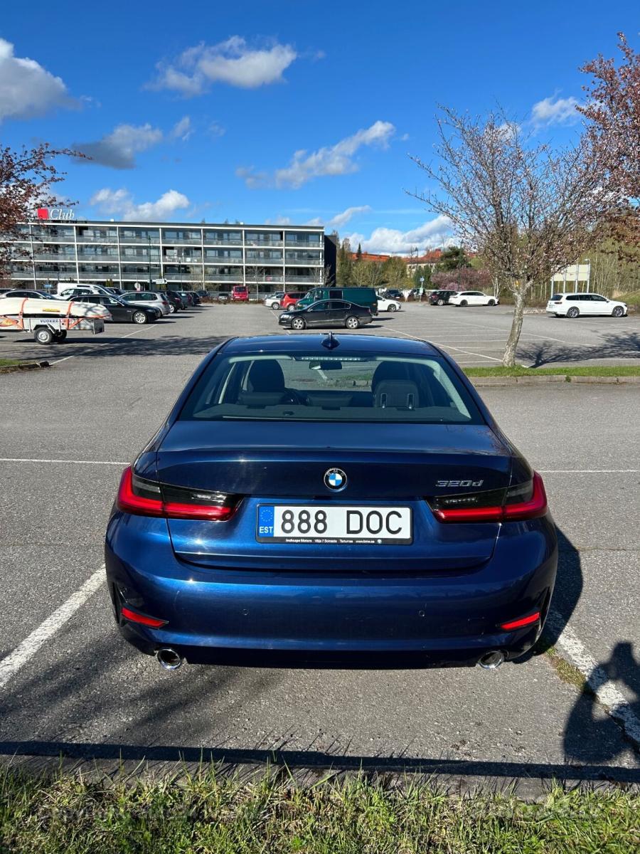 Zils BMW 3 Series 2019 Tallina, ar dzinēja tilpumu 2.00 L un nobraukumu 137 tūkst. km par 16000 €, foto 7 vietnē AUTOMOTO.COM.LV