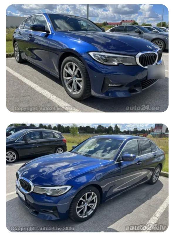 Blue BMW 3 Series 2020 in Narva, with an engine capacity of 2.00 L and mileage of 139 thousand km for 30000 €, photo 6 on AUTOMOTO.COM.LV