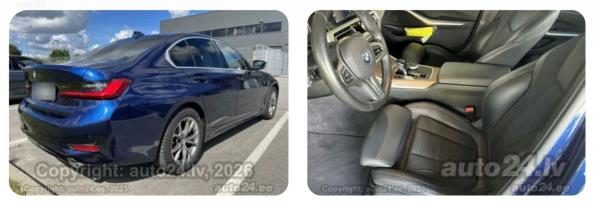 Blue BMW 3 Series 2020 in Narva, with an engine capacity of 2.00 L and mileage of 139 thousand km for 30000 €, photo 7 on AUTOMOTO.COM.LV