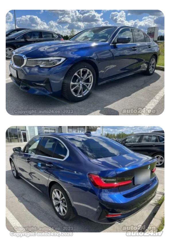 Blue BMW 3 Series 2020 in Narva, with an engine capacity of 2.00 L and mileage of 139 thousand km for 30000 €, photo 8 on AUTOMOTO.COM.LV