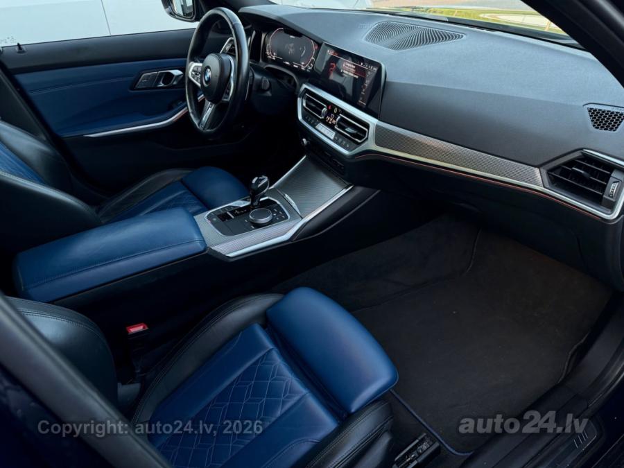 Blue BMW 3 Series 2020 in Tartu, with an engine capacity of 2.00 L and mileage of 105 thousand km for 32990 €, photo 8 on AUTOMOTO.COM.LV