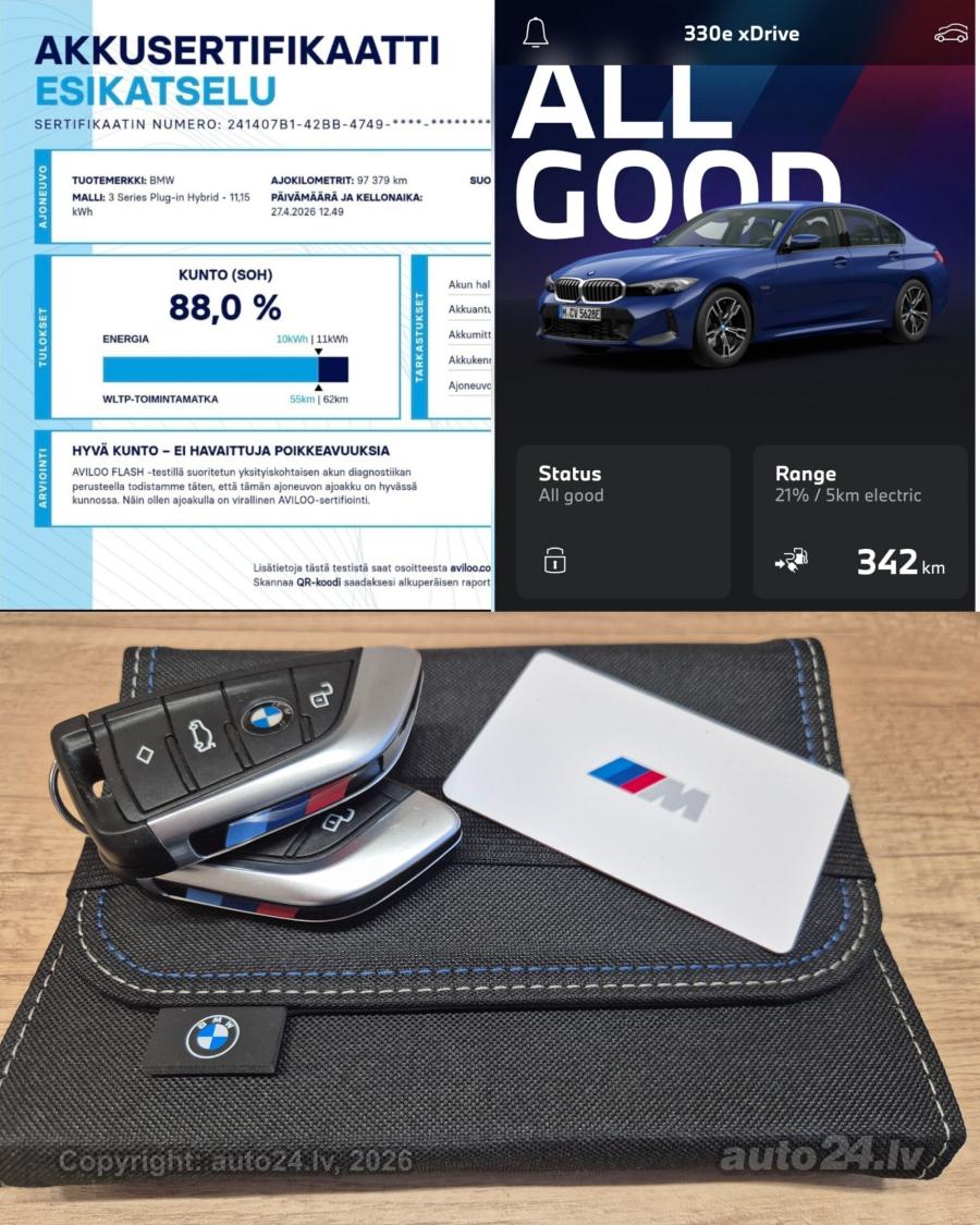 Zils BMW 3 Series 2022 Tallina, ar dzinēja tilpumu 2.00 L un nobraukumu 102 tūkst. km par 37990 €, foto 23 vietnē AUTOMOTO.COM.LV
