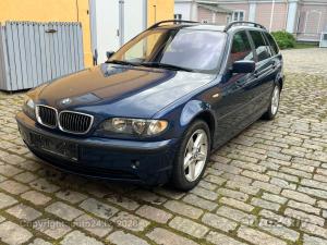 Zils BMW 3 Series 2004 Tallina, ar dzinēja tilpumu 1.80 L un nobraukumu 240 tūkst. km par 2590 €, foto  vietnē AUTOMOTO.COM.LV