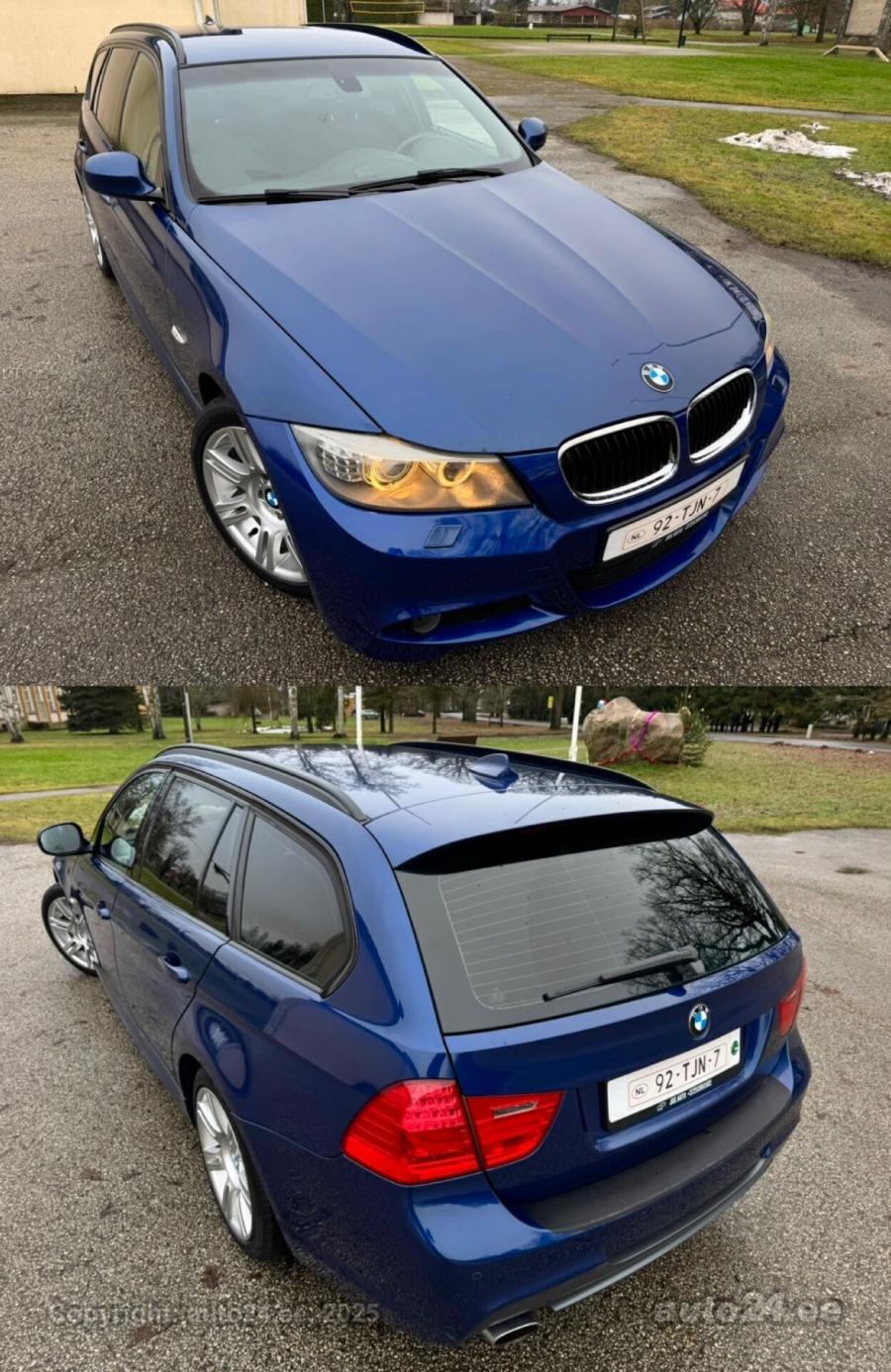 Zils BMW 3 Series 2012 Viljandi, ar dzinēja tilpumu 2.00 L un nobraukumu 285 tūkst. km par 6390 €, foto 5 vietnē AUTOMOTO.COM.LV