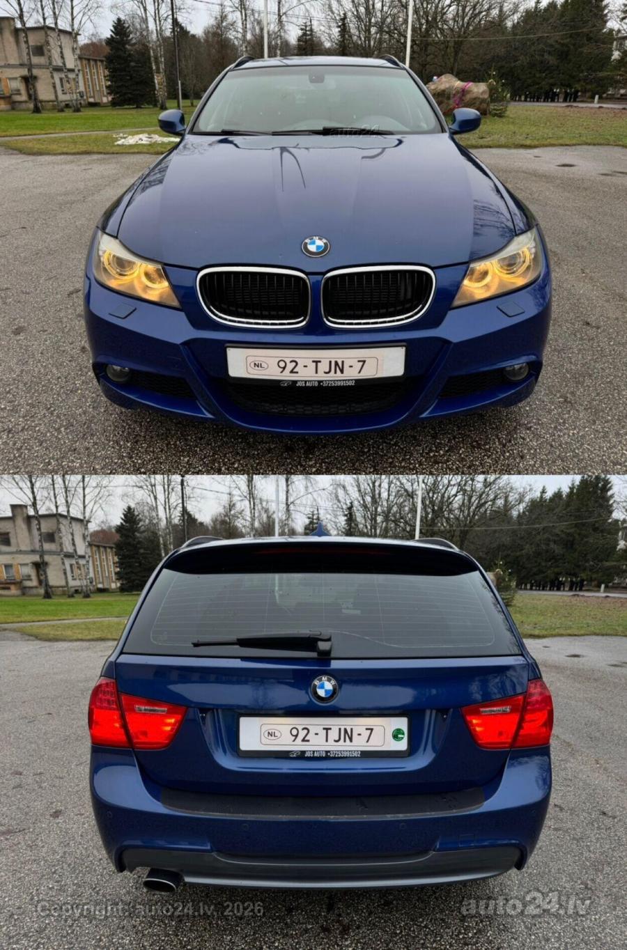 Zils BMW 3 Series 2012 Viljandi, ar dzinēja tilpumu 2.00 L un nobraukumu 285 tūkst. km par 6390 €, foto 6 vietnē AUTOMOTO.COM.LV