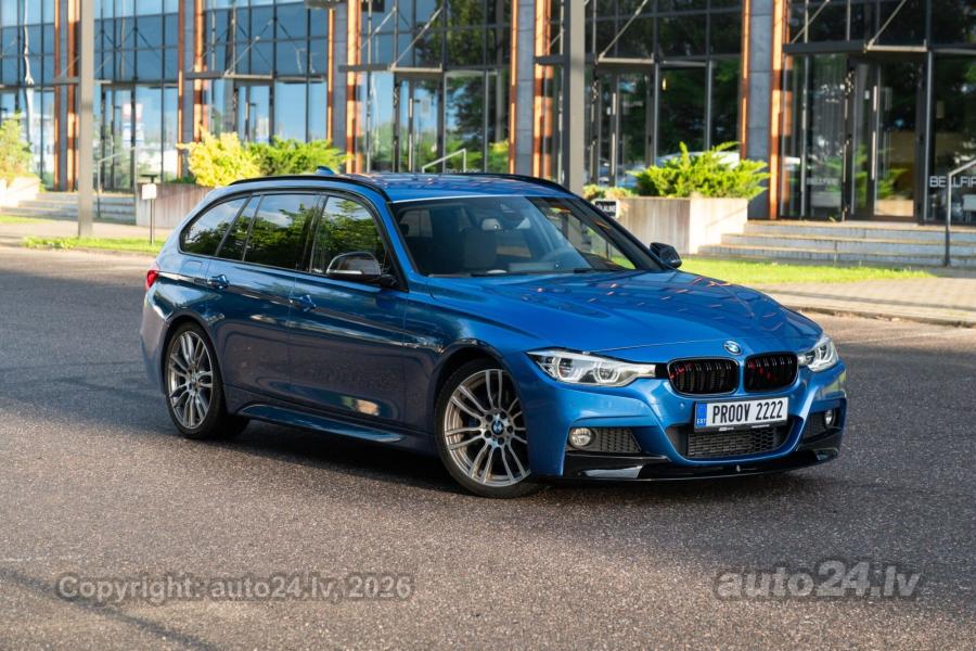 Blue BMW 3 Series 2015 in Tartu, with an engine capacity of 2.00 L and mileage of 242 thousand km for 14950 €, photo 1 on AUTOMOTO.COM.LV