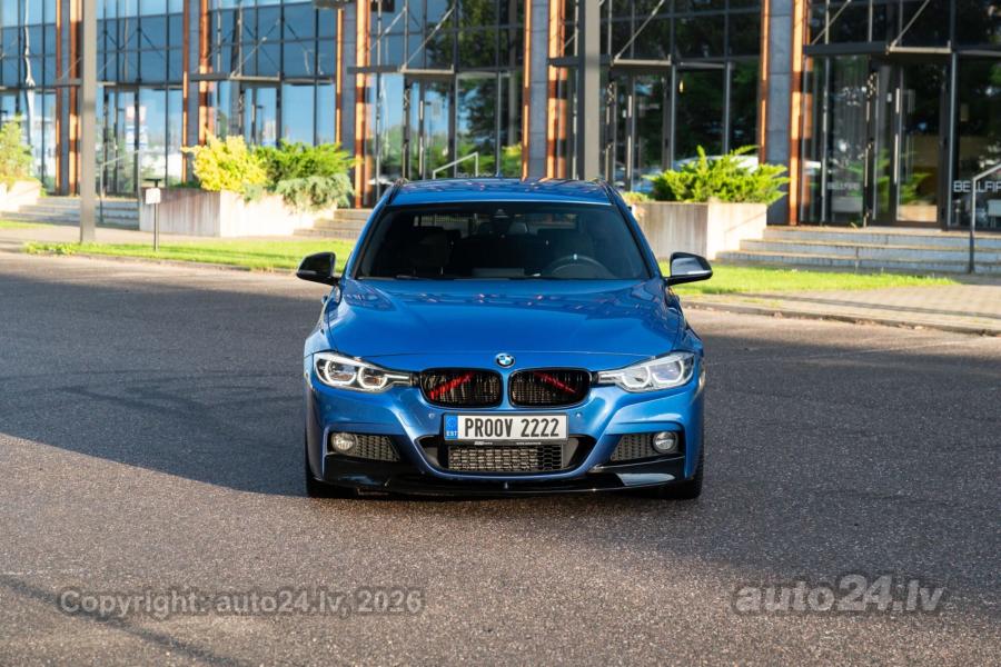 Blue BMW 3 Series 2015 in Tartu, with an engine capacity of 2.00 L and mileage of 242 thousand km for 14950 €, photo 4 on AUTOMOTO.COM.LV
