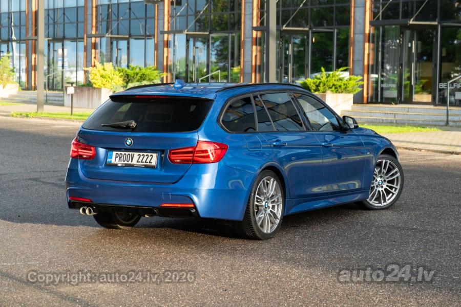 Blue BMW 3 Series 2015 in Tartu, with an engine capacity of 2.00 L and mileage of 242 thousand km for 14950 €, photo 5 on AUTOMOTO.COM.LV
