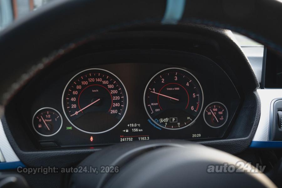 Blue BMW 3 Series 2015 in Tartu, with an engine capacity of 2.00 L and mileage of 242 thousand km for 14950 €, photo 18 on AUTOMOTO.COM.LV