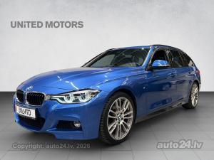 Zils BMW 3 Series 2017 Tallina, ar dzinēja tilpumu 2.00 L un nobraukumu 142 tūkst. km par 16500 €, foto  vietnē AUTOMOTO.COM.LV