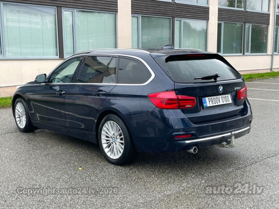 Blue BMW 3 Series 2017 in Tallinn, with an engine capacity of 2.00 L and mileage of 197 thousand km for 10990 €, photo 6 on AUTOMOTO.COM.LV