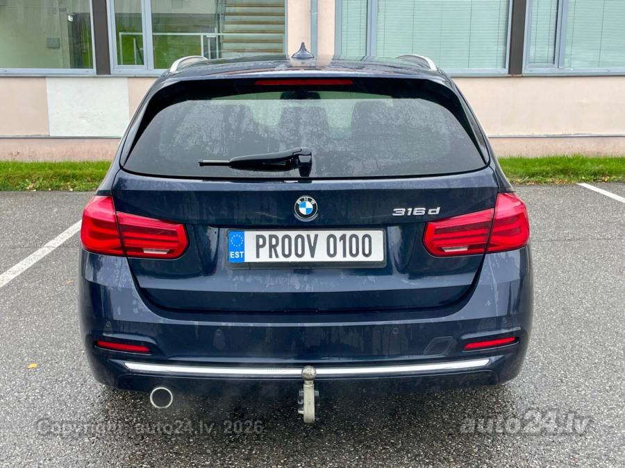 Blue BMW 3 Series 2017 in Tallinn, with an engine capacity of 2.00 L and mileage of 197 thousand km for 10990 €, photo 8 on AUTOMOTO.COM.LV