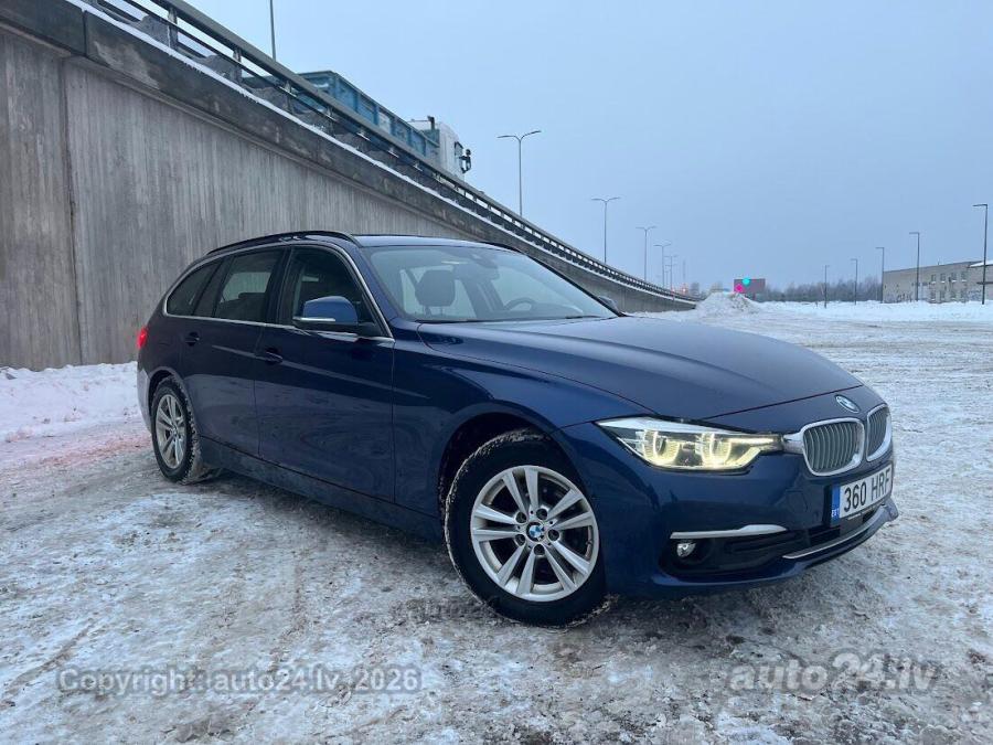 Blue BMW 3 Series 2018 in Tallinn, with an engine capacity of 2.00 L and mileage of 127 thousand km for 19500 €, photo 1 on AUTOMOTO.COM.LV