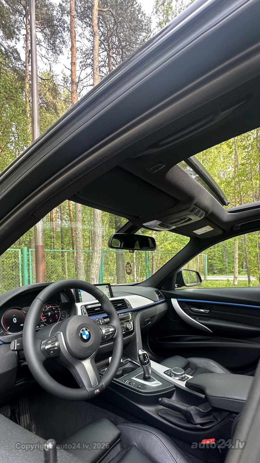 Blue BMW 3 Series 2018 in Tallinn, with an engine capacity of 2.00 L and mileage of 85 thousand km for 22000 €, photo 6 on AUTOMOTO.COM.LV