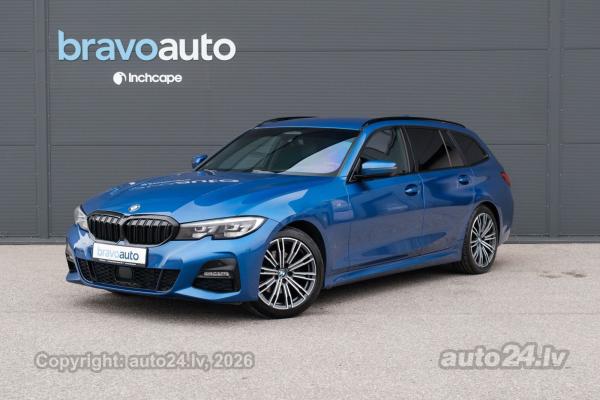 Blue BMW 3 Series 2019 in Tartu, with an engine capacity of 2.00 L and mileage of 186 thousand km for 23900 €, photo 1 on AUTOMOTO.COM.LV