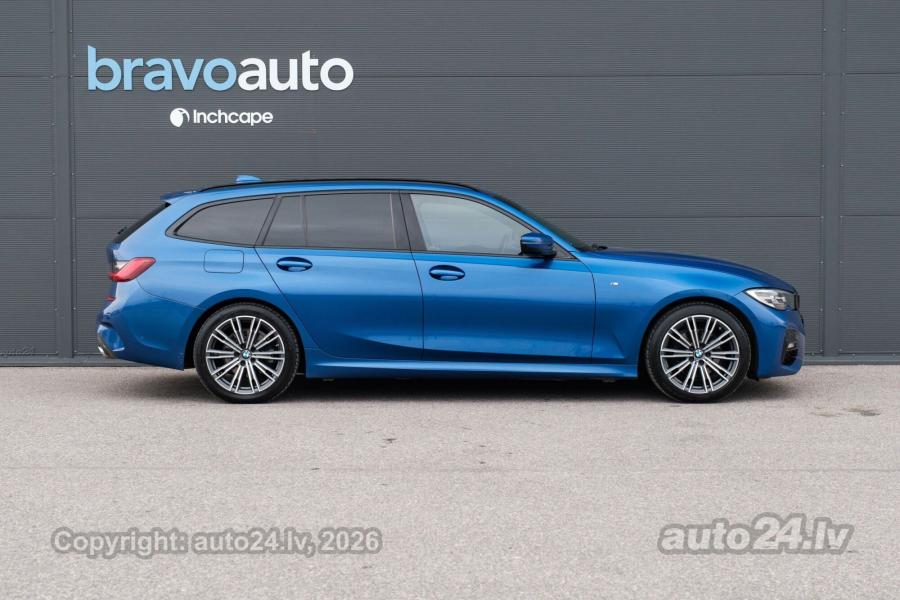 Blue BMW 3 Series 2019 in Tartu, with an engine capacity of 2.00 L and mileage of 186 thousand km for 23900 €, photo 5 on AUTOMOTO.COM.LV