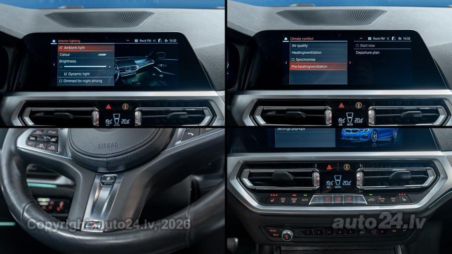 Blue BMW 3 Series 2019 in Tartu, with an engine capacity of 2.00 L and mileage of 186 thousand km for 23900 €, photo 19 on AUTOMOTO.COM.LV