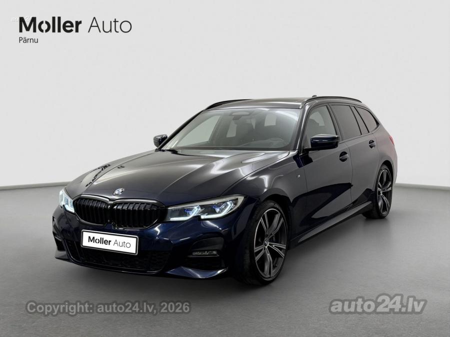 Blue BMW 3 Series 2019 in Parnu, with an engine capacity of 2.00 L and mileage of 186 thousand km for 25900 €, photo 1 on AUTOMOTO.COM.LV