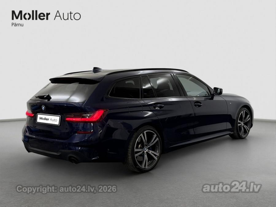 Blue BMW 3 Series 2019 in Parnu, with an engine capacity of 2.00 L and mileage of 186 thousand km for 25900 €, photo 3 on AUTOMOTO.COM.LV