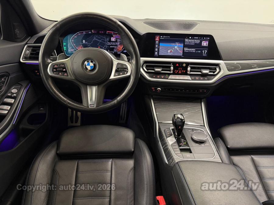 Blue BMW 3 Series 2019 in Parnu, with an engine capacity of 2.00 L and mileage of 186 thousand km for 25900 €, photo 7 on AUTOMOTO.COM.LV