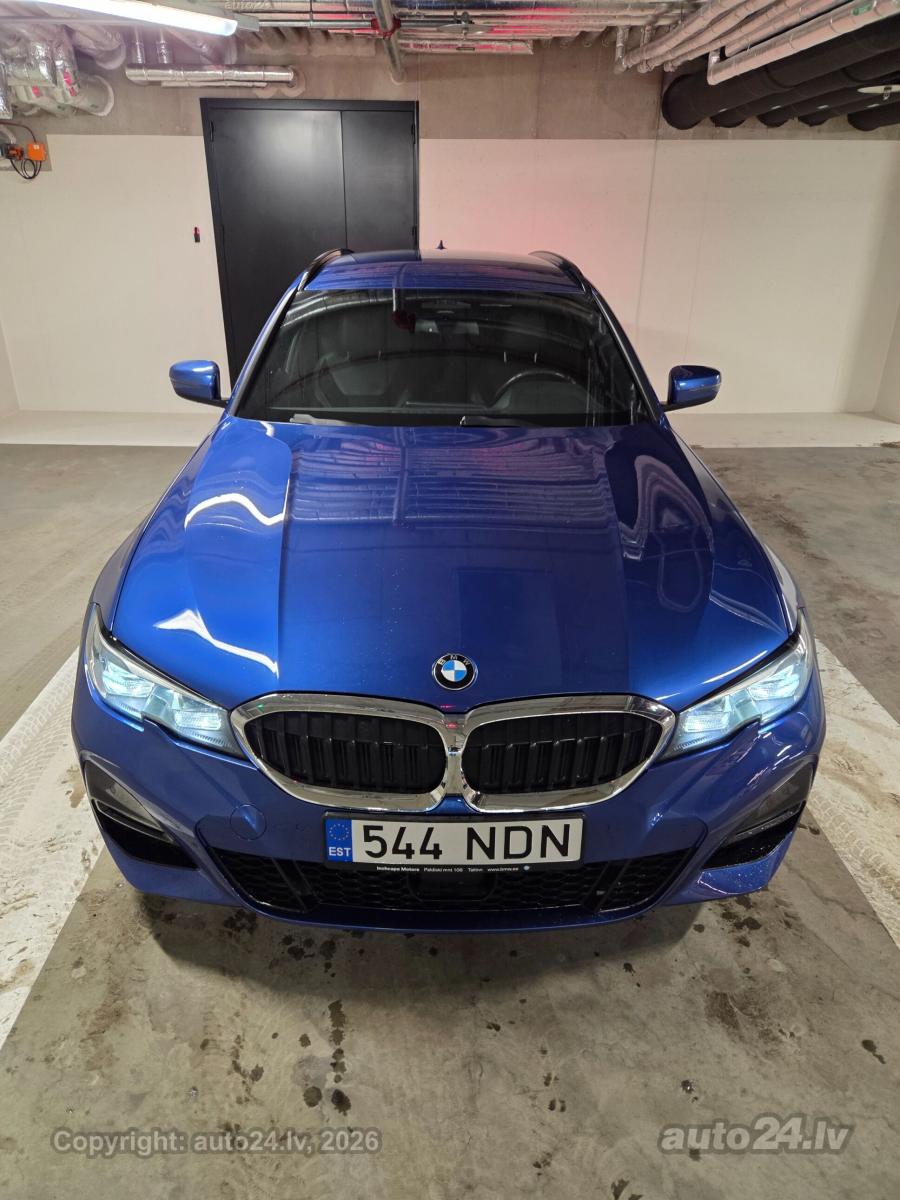 Zils BMW 3 Series 2020 Tallina, ar dzinēja tilpumu 2.00 L un nobraukumu 86 tūkst. km par 28900 €, foto 6 vietnē AUTOMOTO.COM.LV