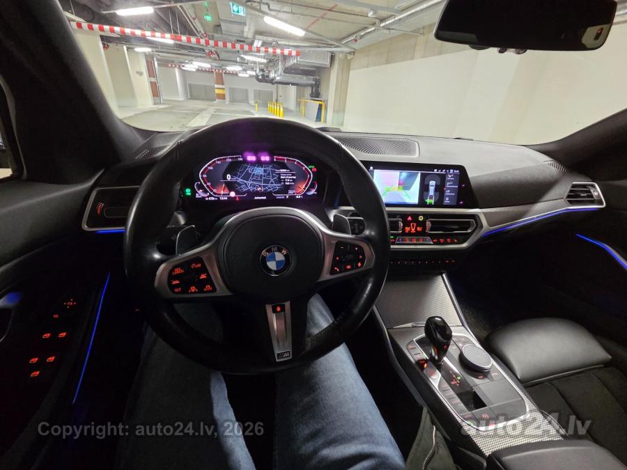 Zils BMW 3 Series 2020 Tallina, ar dzinēja tilpumu 2.00 L un nobraukumu 86 tūkst. km par 28900 €, foto 9 vietnē AUTOMOTO.COM.LV