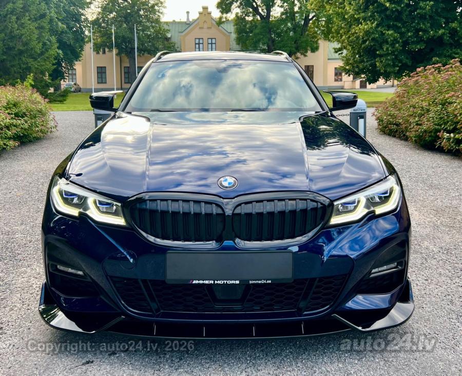 Blue BMW 3 Series 2021 in Tallinn, with an engine capacity of 3.00 L and mileage of 81 thousand km for 31900 €, photo 4 on AUTOMOTO.COM.LV