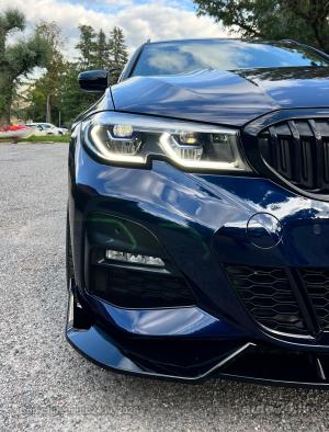 Blue BMW 3 Series 2021 in Tallinn, with an engine capacity of 3.00 L and mileage of 81 thousand km for 31900 €, photo 10 on AUTOMOTO.COM.LV