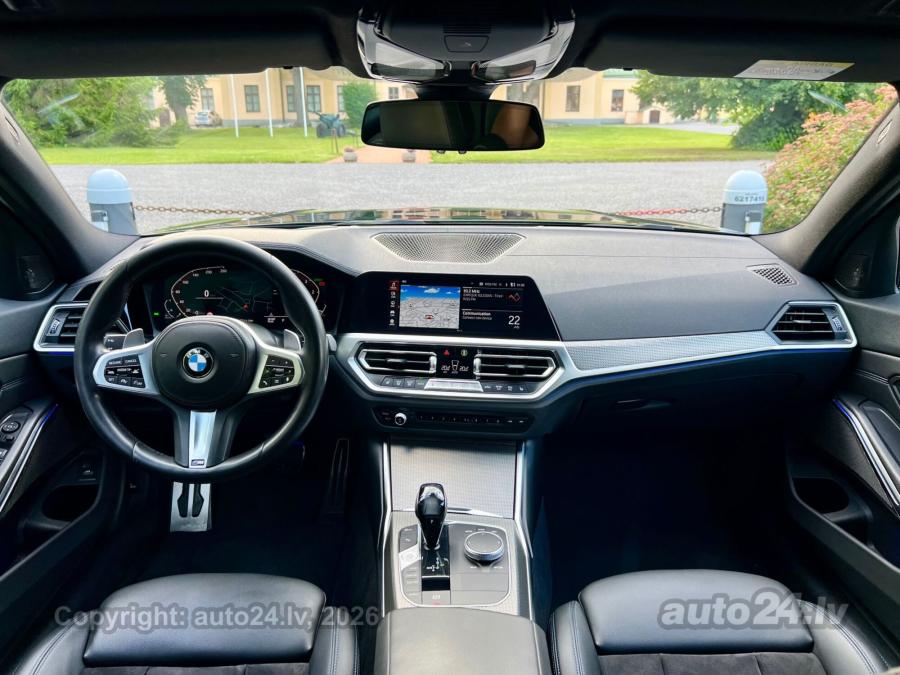 Blue BMW 3 Series 2021 in Tallinn, with an engine capacity of 3.00 L and mileage of 81 thousand km for 31900 €, photo 18 on AUTOMOTO.COM.LV