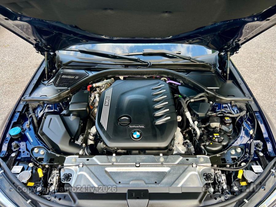 Blue BMW 3 Series 2021 in Tallinn, with an engine capacity of 3.00 L and mileage of 81 thousand km for 31900 €, photo 27 on AUTOMOTO.COM.LV