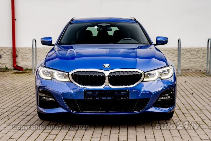 Zils BMW 3 Series 2021 Tallina, ar dzinēja tilpumu 2.00 L un nobraukumu 128 tūkst. km par 27600 €, foto 4 vietnē AUTOMOTO.COM.LV