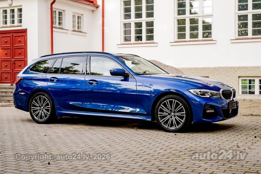 Zils BMW 3 Series 2021 Tallina, ar dzinēja tilpumu 2.00 L un nobraukumu 128 tūkst. km par 27600 €, foto 6 vietnē AUTOMOTO.COM.LV