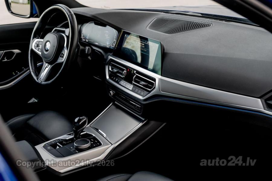 Zils BMW 3 Series 2021 Tallina, ar dzinēja tilpumu 2.00 L un nobraukumu 128 tūkst. km par 27600 €, foto 20 vietnē AUTOMOTO.COM.LV
