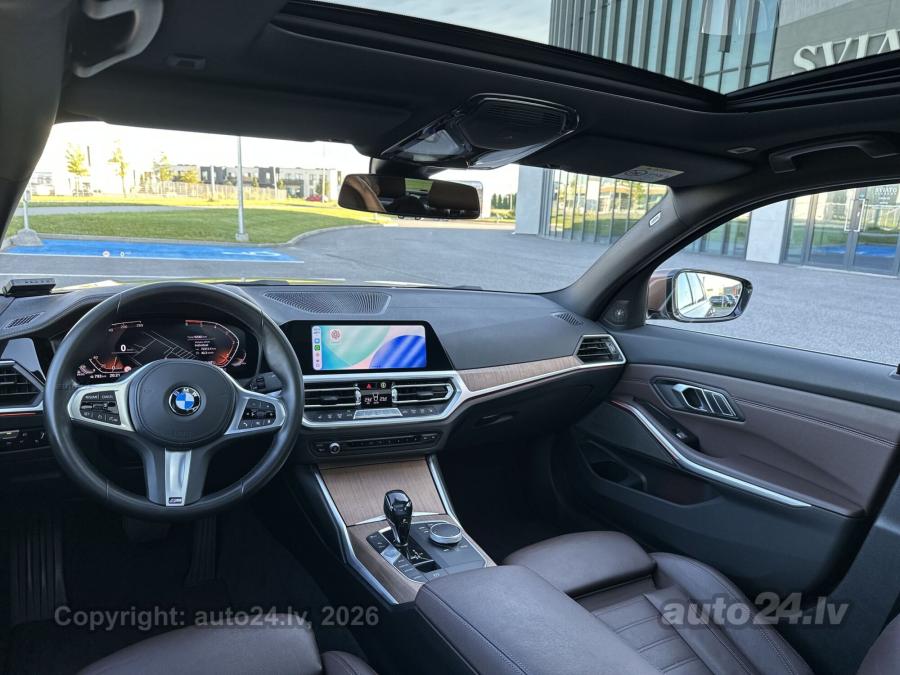 Brown BMW 3 Series 2019 in Tallinn, with an engine capacity of 2.00 L and mileage of 93 thousand km for 34500 €, photo 11 on AUTOMOTO.COM.LV