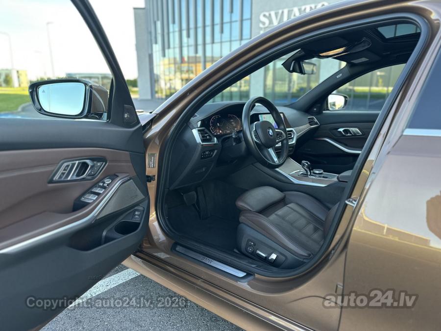 Brown BMW 3 Series 2019 in Tallinn, with an engine capacity of 2.00 L and mileage of 93 thousand km for 34500 €, photo 15 on AUTOMOTO.COM.LV