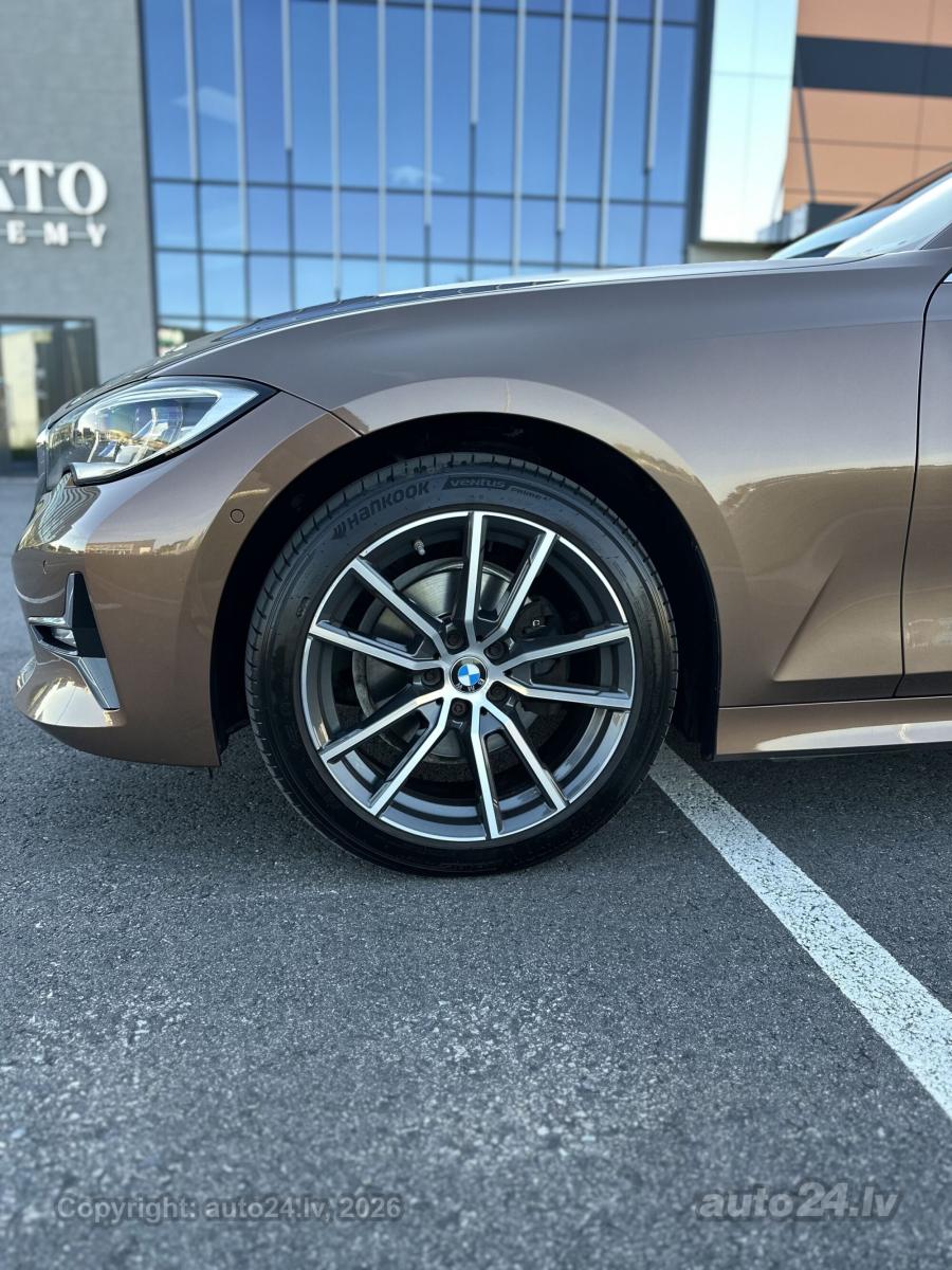 Brown BMW 3 Series 2019 in Tallinn, with an engine capacity of 2.00 L and mileage of 93 thousand km for 34500 €, photo 18 on AUTOMOTO.COM.LV