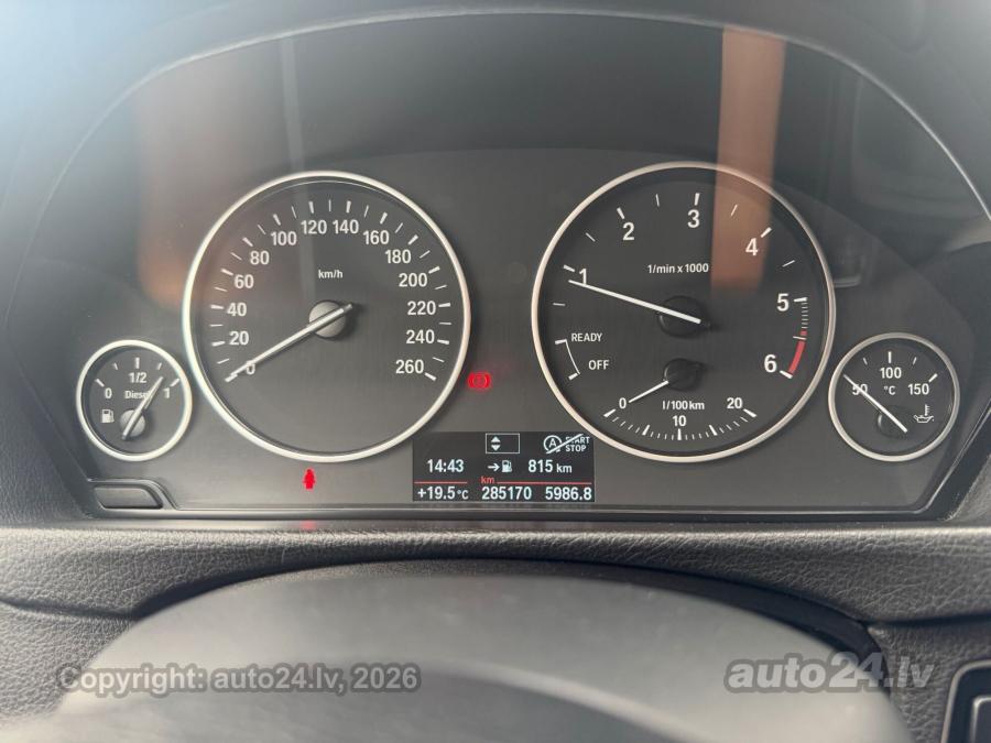 Brūns BMW 3 Series 2015 Veru, ar dzinēja tilpumu 2.00 L un nobraukumu 285 tūkst. km par 7900 €, foto 11 vietnē AUTOMOTO.COM.LV