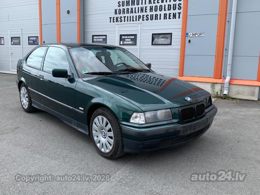 Green BMW 3 Series 1998 in Tartu, with an engine capacity of 1.90 L and mileage of 270 thousand km for 1700 €, photo 3 on AUTOMOTO.COM.LV