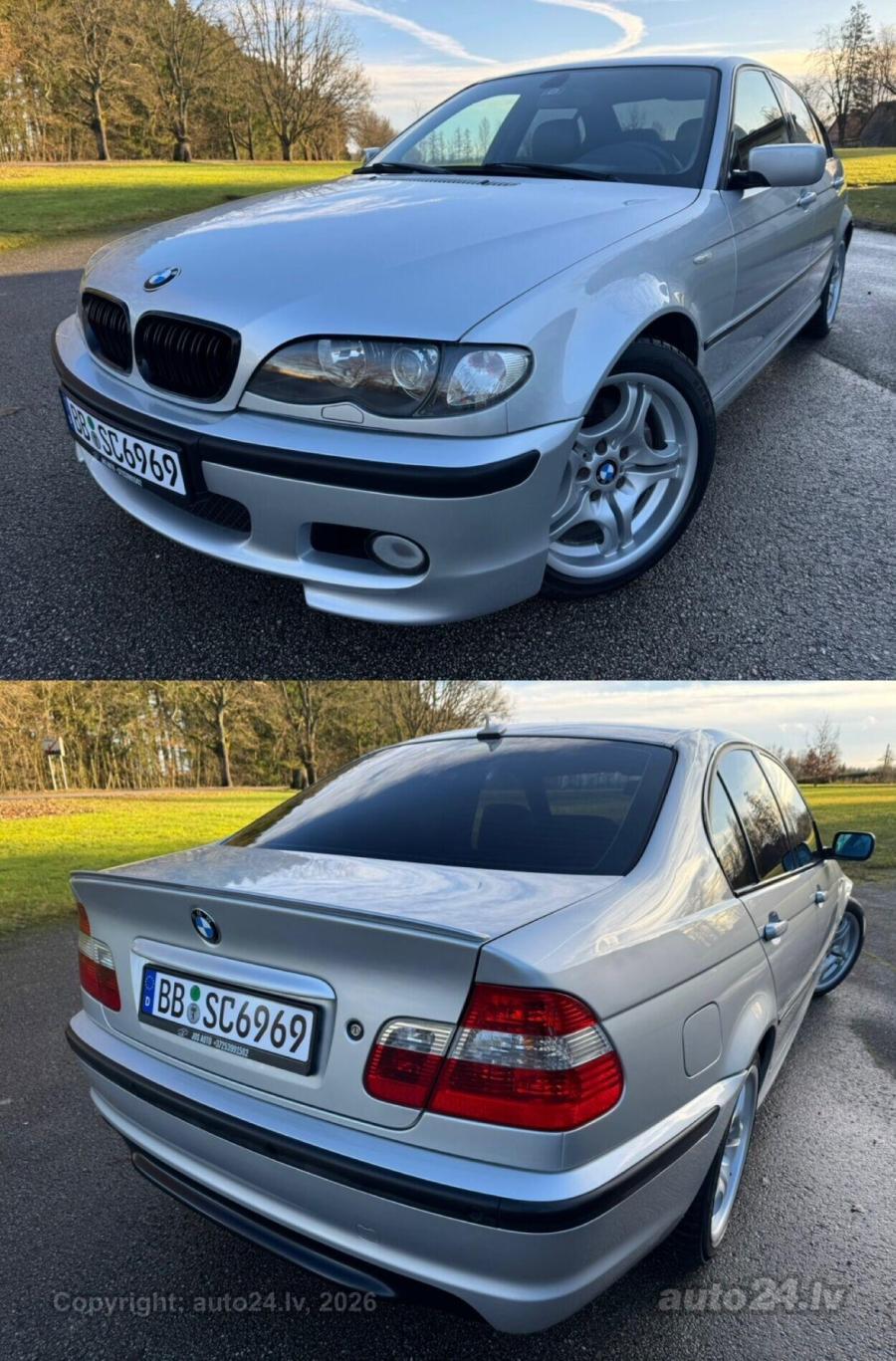 Grey BMW 3 Series 2003 in Viljandi, with an engine capacity of 2.00 L and mileage of 288 thousand km for 4790 €, photo 5 on AUTOMOTO.COM.LV