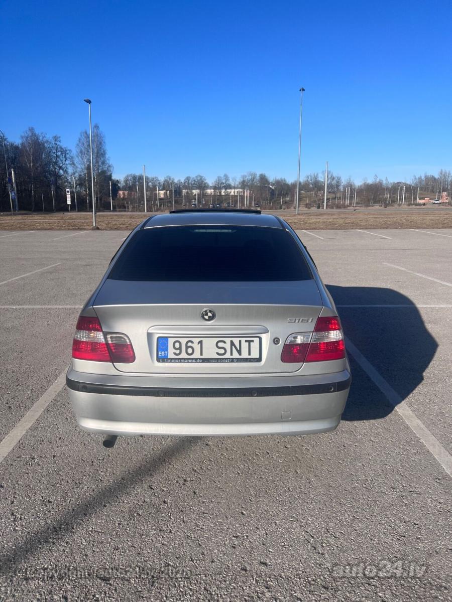 Pelēks BMW 3 Series 2003 Tartu, ar dzinēja tilpumu 1.80 L un nobraukumu 145 tūkst. km par 2400 €, foto 4 vietnē AUTOMOTO.COM.LV