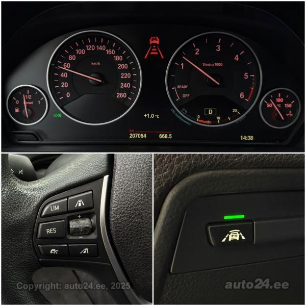 Pelēks BMW 3 Series 2014 Tallina, ar dzinēja tilpumu 3.00 L un nobraukumu 207 tūkst. km par 14400 €, foto 11 vietnē AUTOMOTO.COM.LV