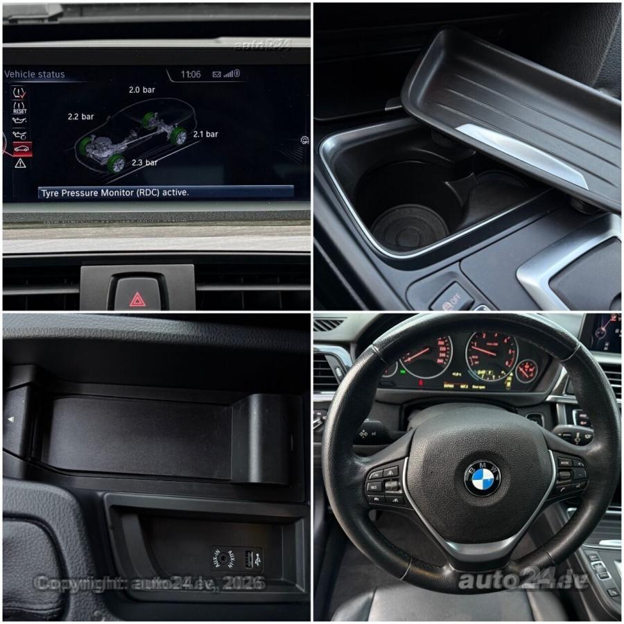 Pelēks BMW 3 Series 2014 Tartu, ar dzinēja tilpumu 3.00 L un nobraukumu 209 tūkst. km par 14490 €, foto 19 vietnē AUTOMOTO.COM.LV