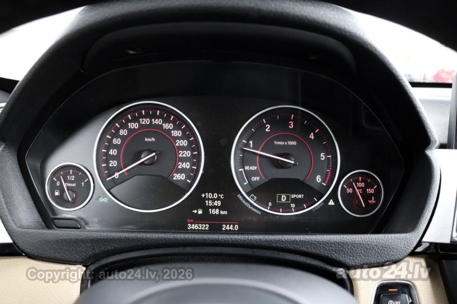 Grey BMW 3 Series 2014 in Tallinn, with an engine capacity of 2.00 L and mileage of 360 thousand km for 9999 €, photo 23 on AUTOMOTO.COM.LV