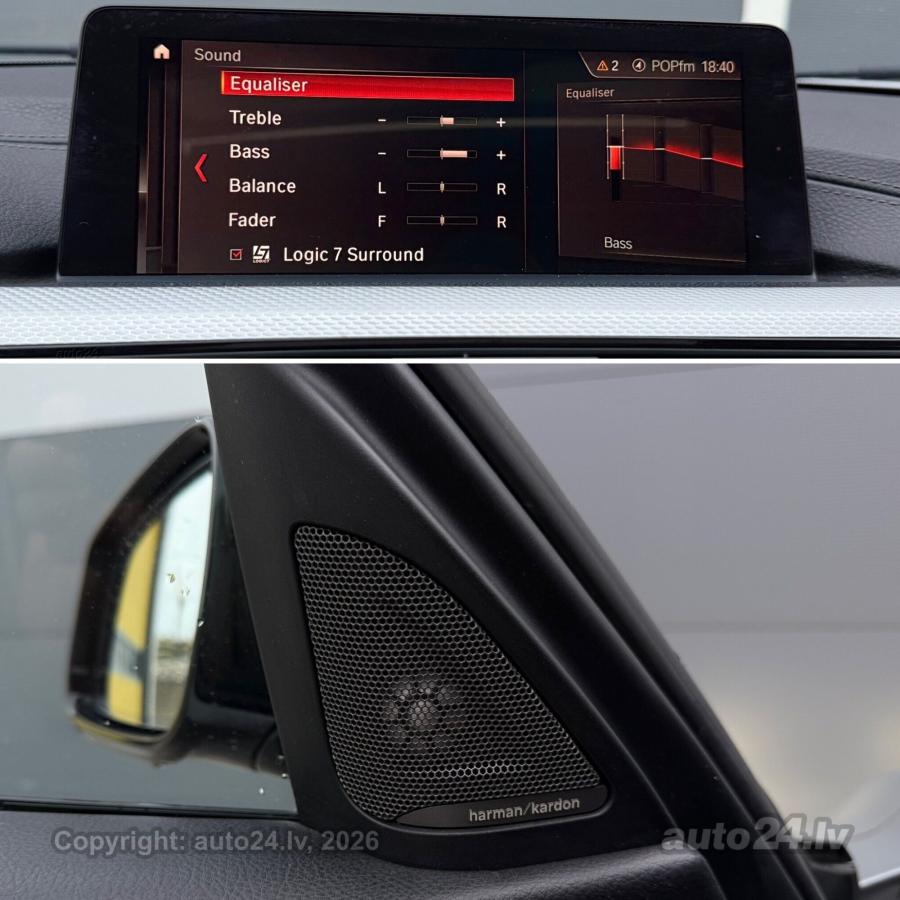 Grey BMW 3 Series 2017 in Tallinn, with an engine capacity of 2.00 L and mileage of 165 thousand km for 14990 €, photo 24 on AUTOMOTO.COM.LV