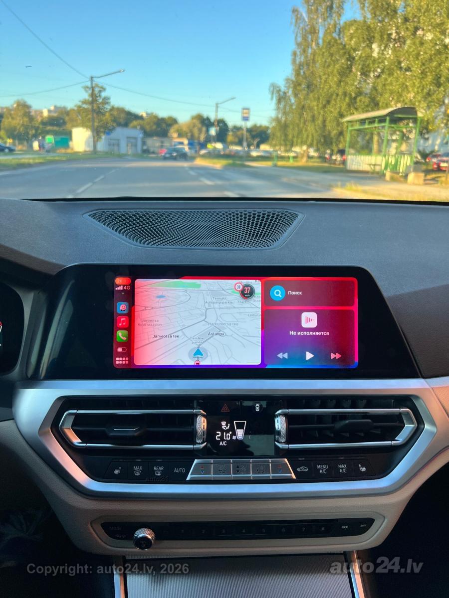 Grey BMW 3 Series 2019 in Tallinn, with an engine capacity of 2.00 L and mileage of 72 thousand km for 26900 €, photo 14 on AUTOMOTO.COM.LV