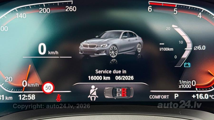 Серый БМВ 3 Серия 2021 в Таллин, объемом двигателя 2.00 л и пробегом 112 тыс. км за 28550 €, фото 25 на AUTOMOTO.COM.LV