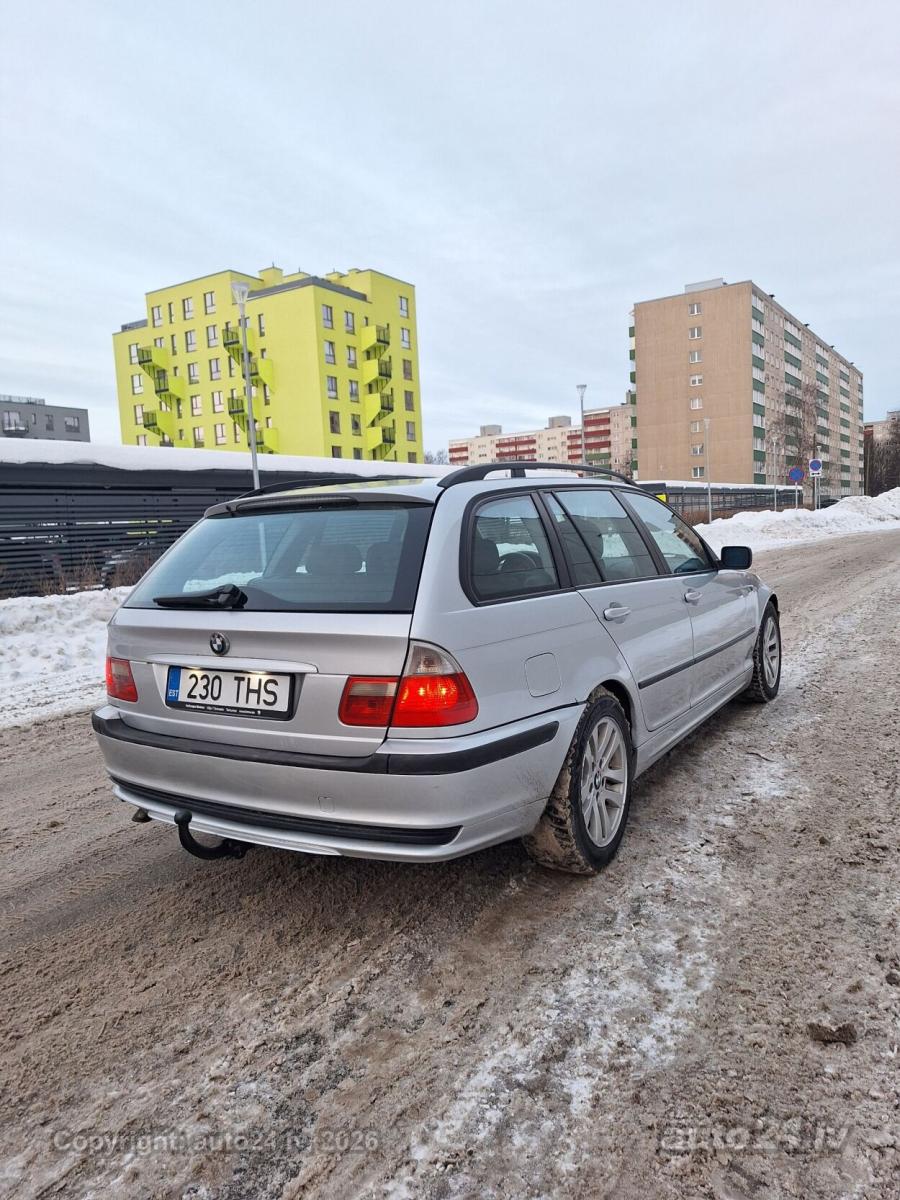 Pelēks BMW 3 Series 2002 Tallina, ar dzinēja tilpumu 2.00 L un nobraukumu 303 tūkst. km par 2399 €, foto 6 vietnē AUTOMOTO.COM.LV