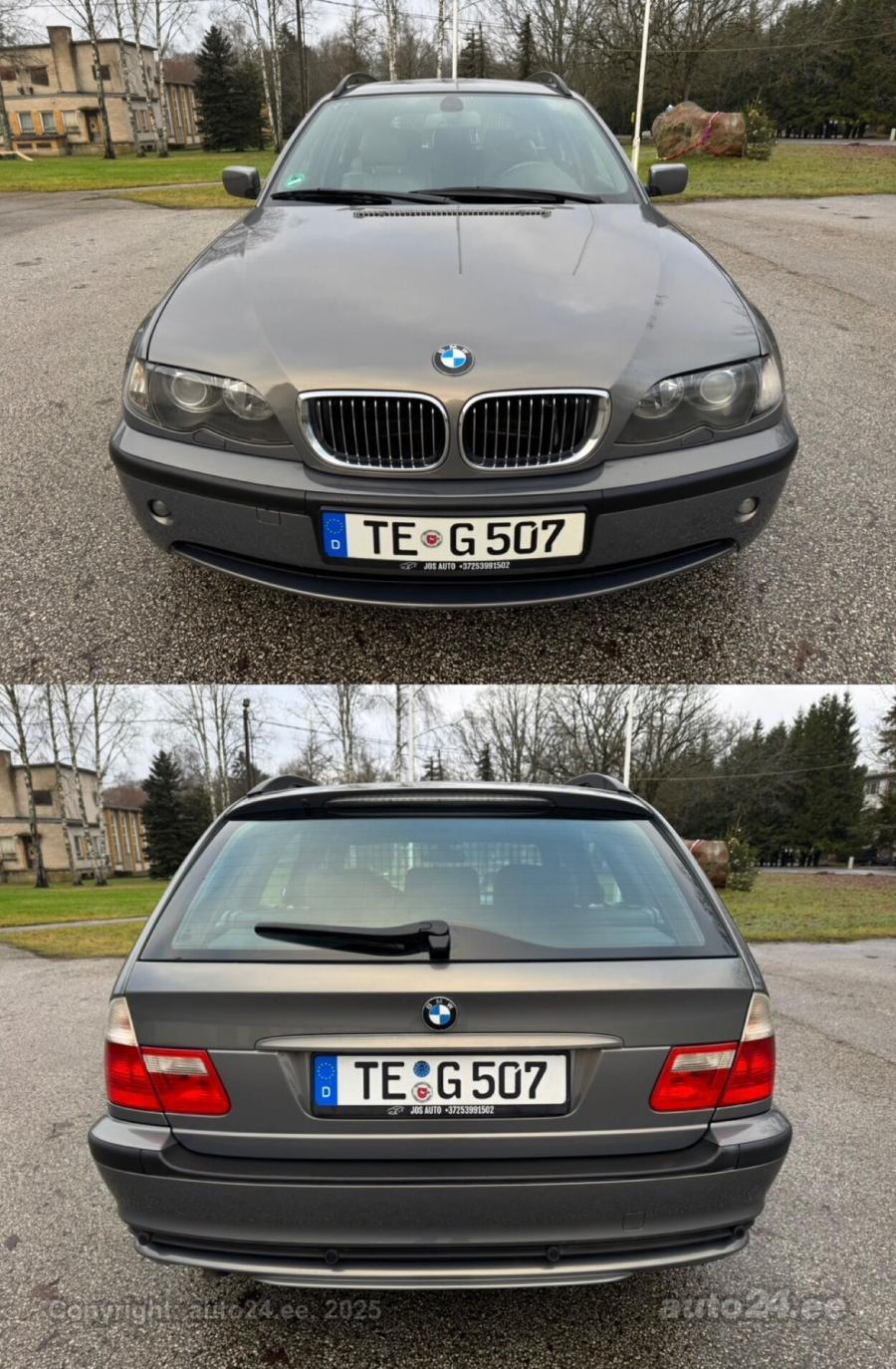 Grey BMW 3 Series 2004 in Viljandi, with an engine capacity of 2.00 L and mileage of 206 thousand km for 4190 €, photo 6 on AUTOMOTO.COM.LV